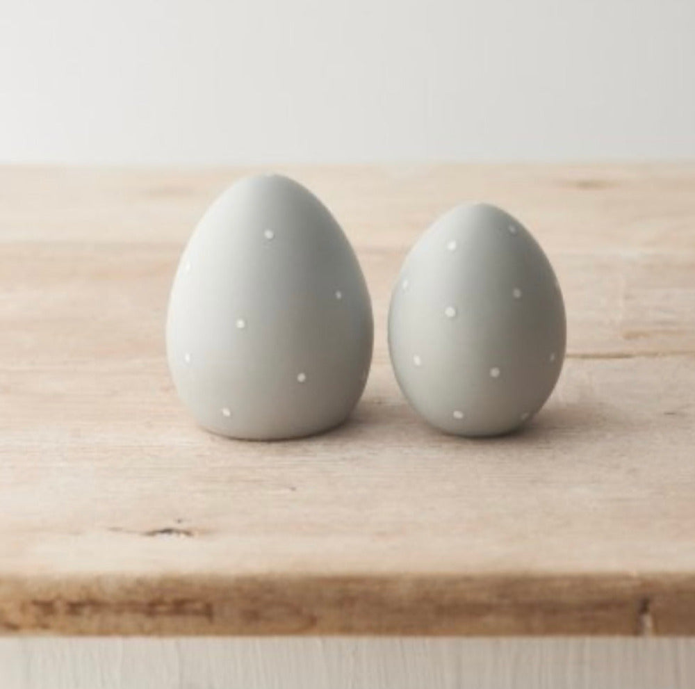 Grey Dotty Egg – Stella Interiors