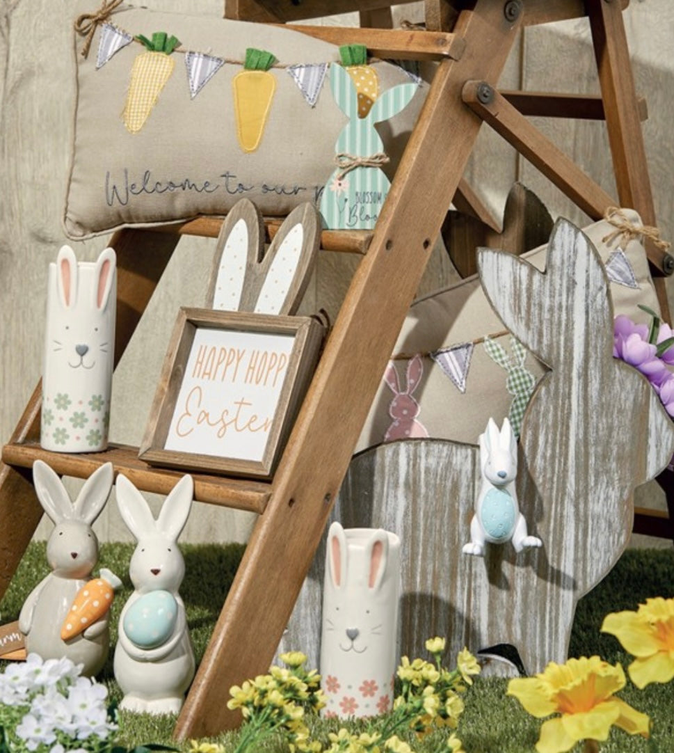 White Bunny Ear Plaque – Stella Interiors